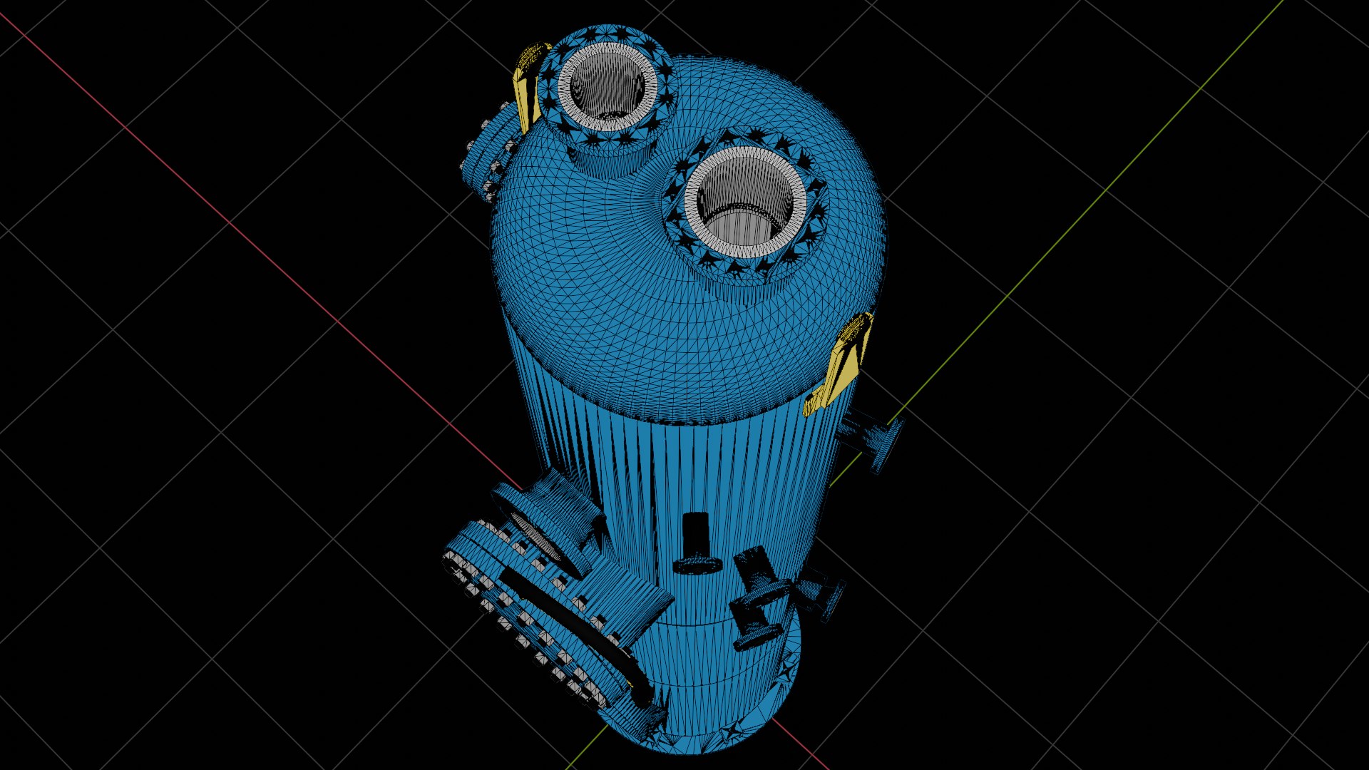3D Pressure Vessel Model - TurboSquid 2217611