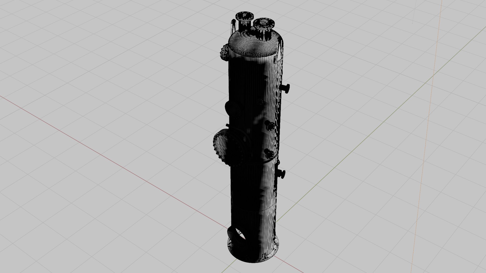 3D Pressure Vessel Model - TurboSquid 2217611