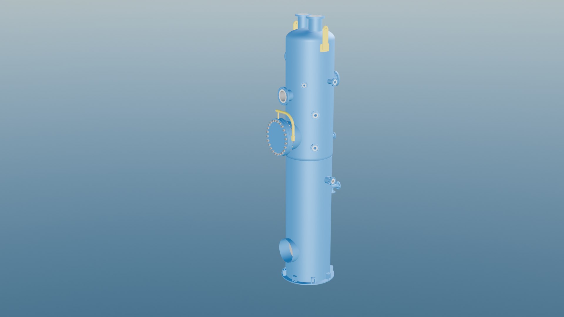 3D Pressure Vessel Model - TurboSquid 2217611