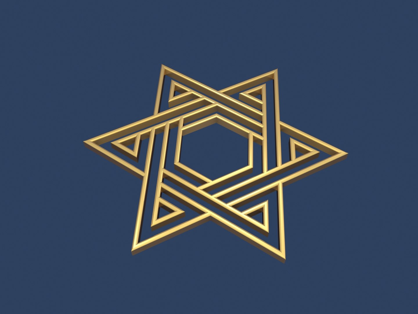 3D star david model - TurboSquid 1416994