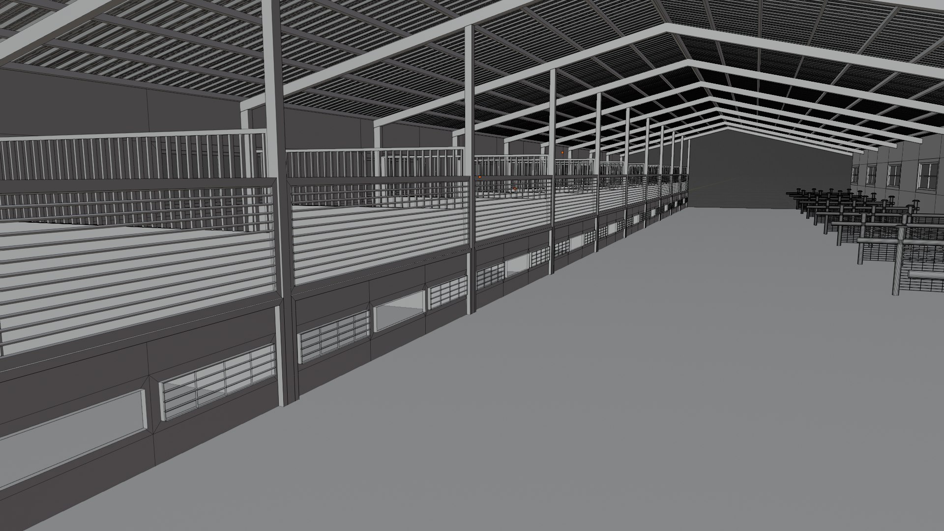 Horse Stable Model - TurboSquid 2159200