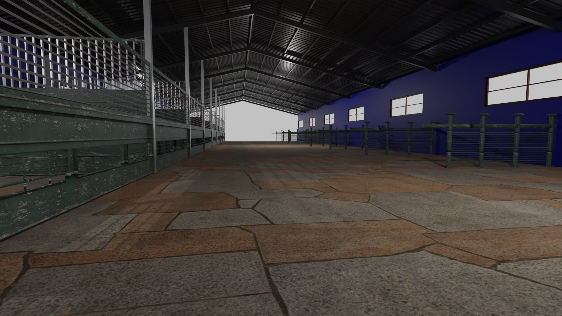 Horse Stable Model - TurboSquid 2159200