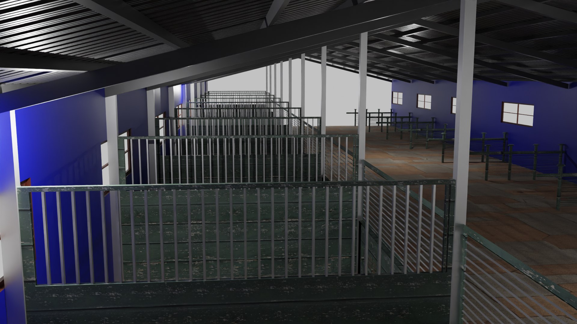 Horse Stable Model - TurboSquid 2159200