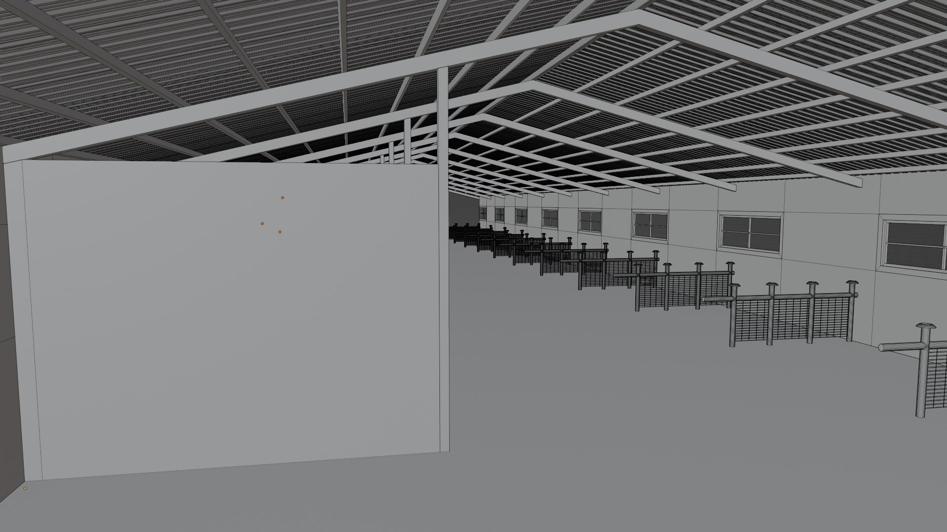 Horse Stable Model - TurboSquid 2159200