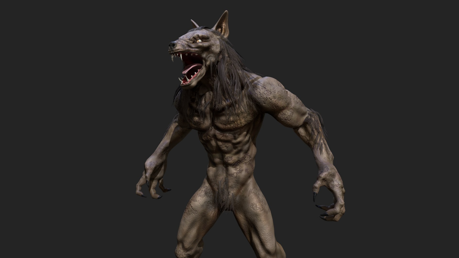 Werewolf model - TurboSquid 1923707