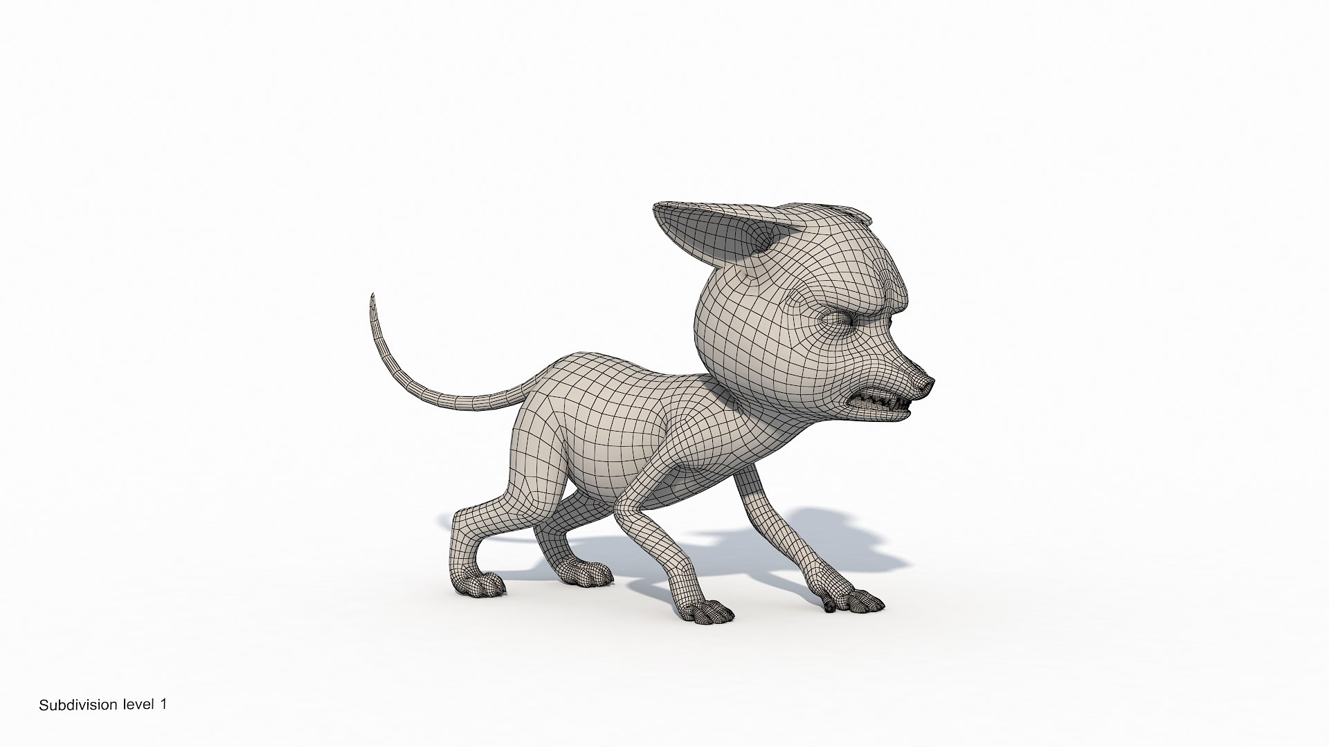 3D Wolf Cub Model - TurboSquid 2038174