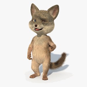 Animated Cartoon Wolf 3D Models For Download | TurboSquid