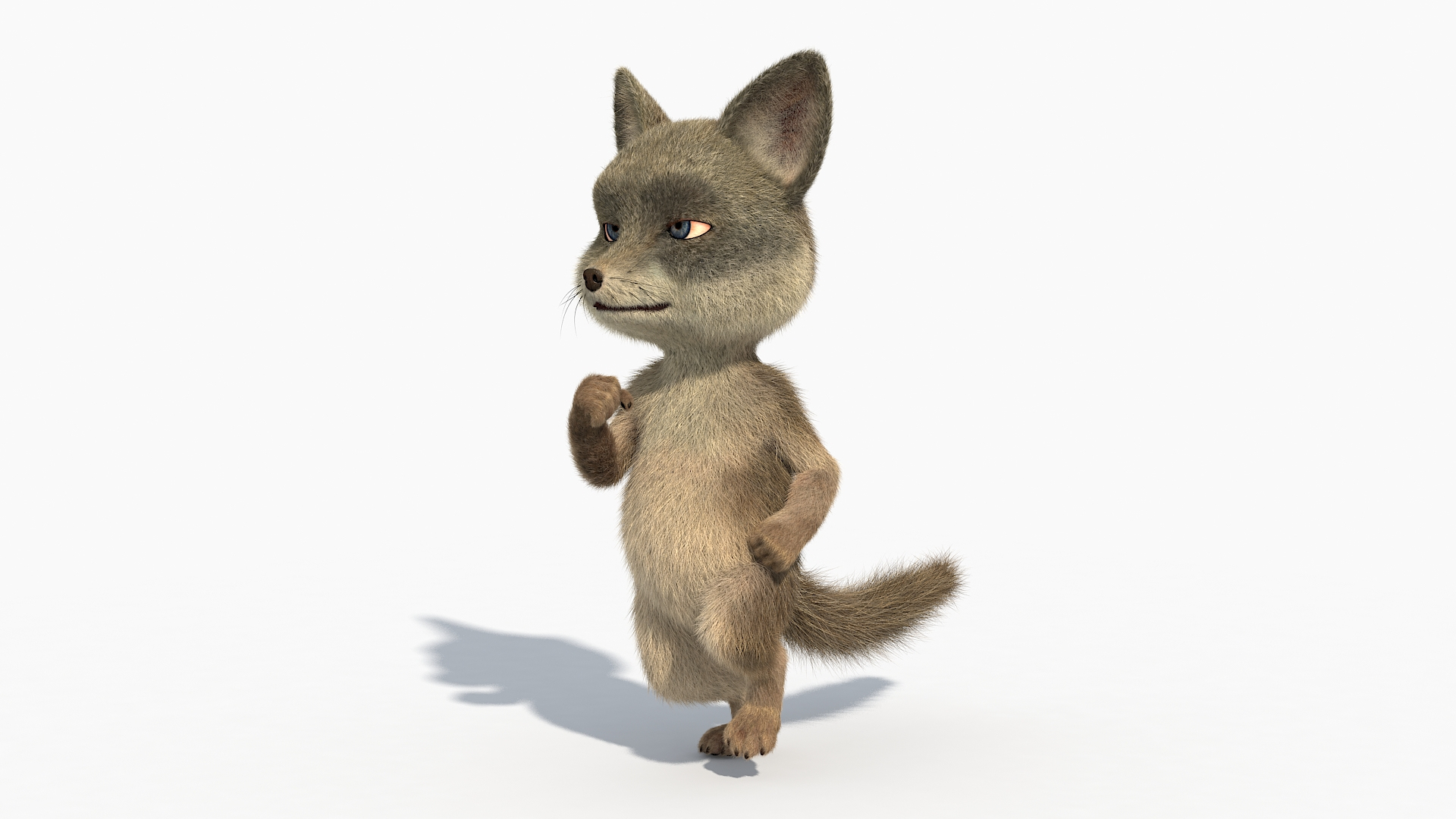 3D Wolf Cub Model - TurboSquid 2038174