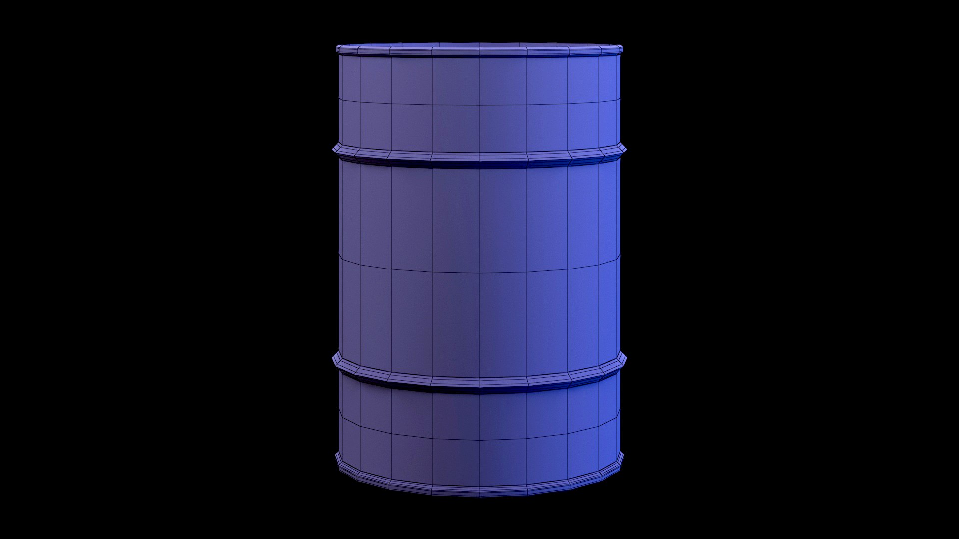 Barrel Metal 3D Model - TurboSquid 2221130