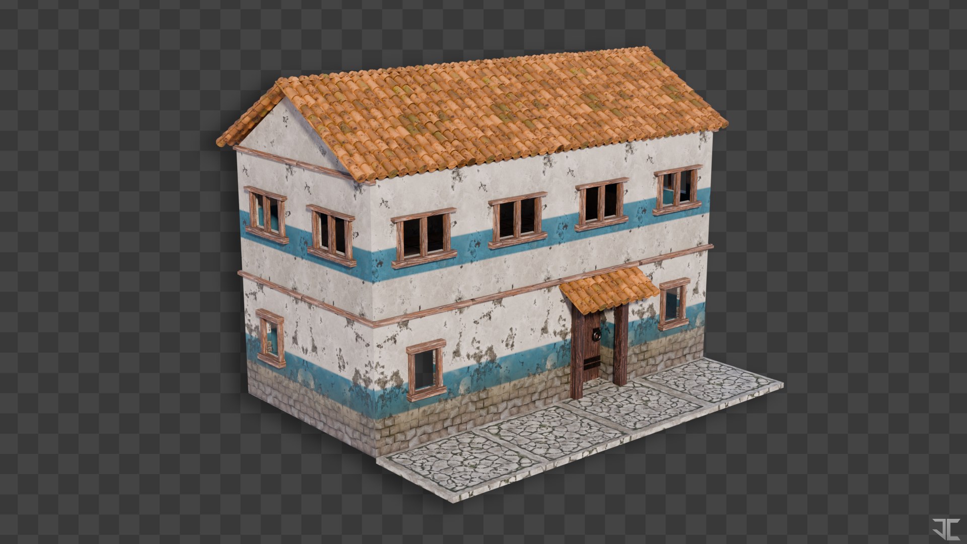Asset Pack Vol 4 - Modular Ancient Greek Poor House 3D Model ...
