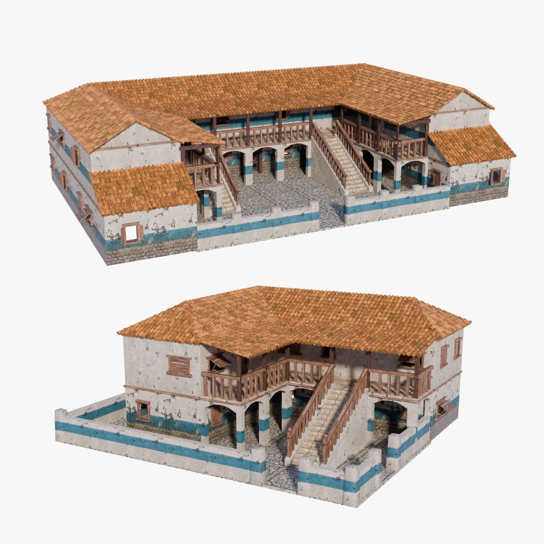 Asset Pack Vol 4 - Modular Ancient Greek Poor House 3D Model ...