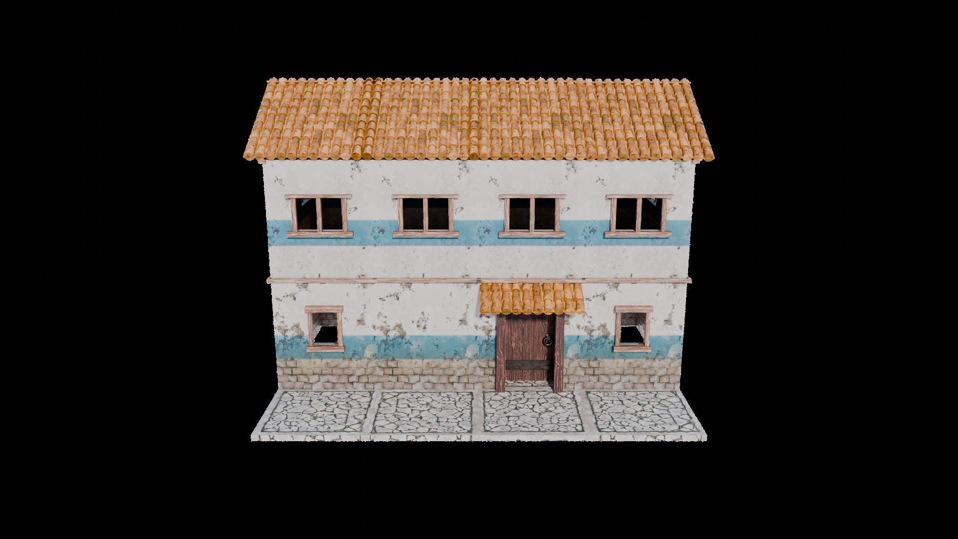 Asset Pack Vol 4 - Modular Ancient Greek Poor House 3D Model ...