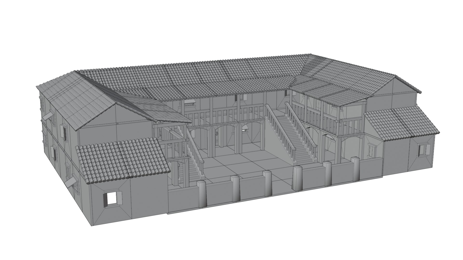 Asset Pack Vol 4 - Modular Ancient Greek Poor House 3D Model ...