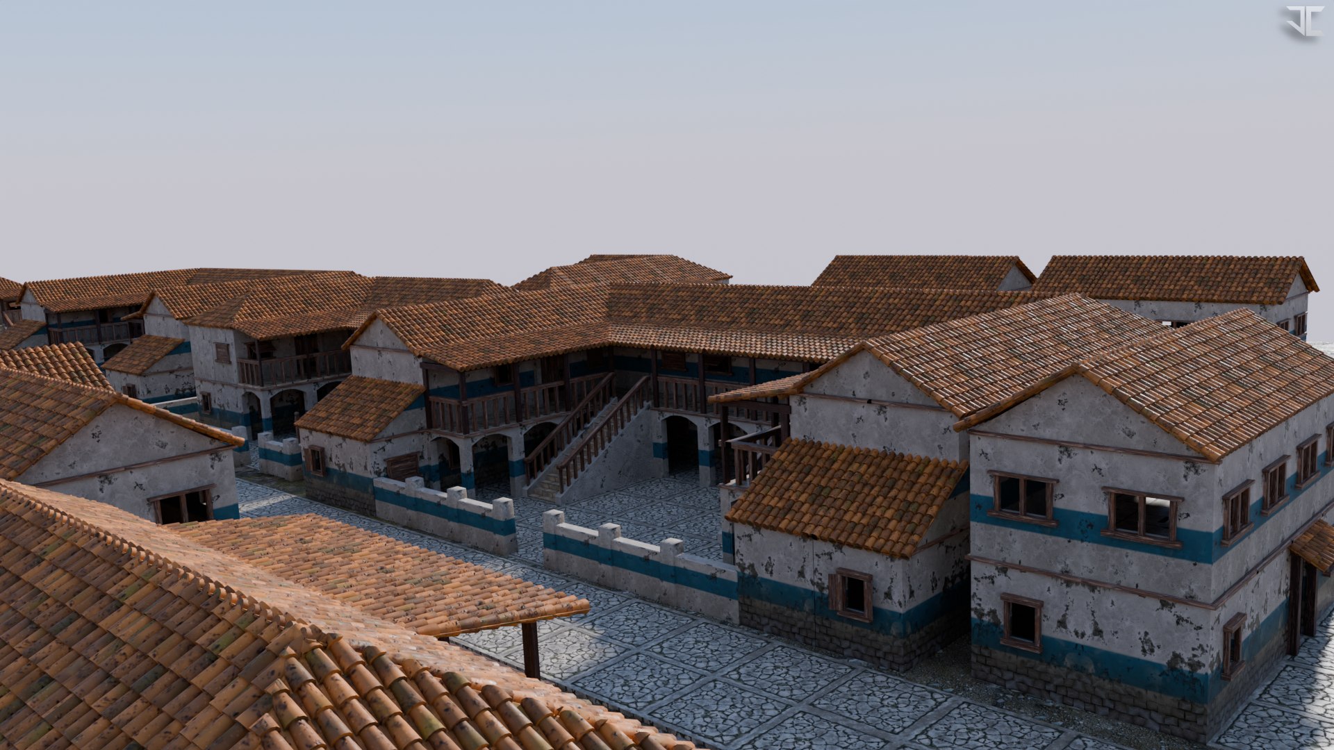 Asset Pack Vol 4 - Modular Ancient Greek Poor House 3D Model ...
