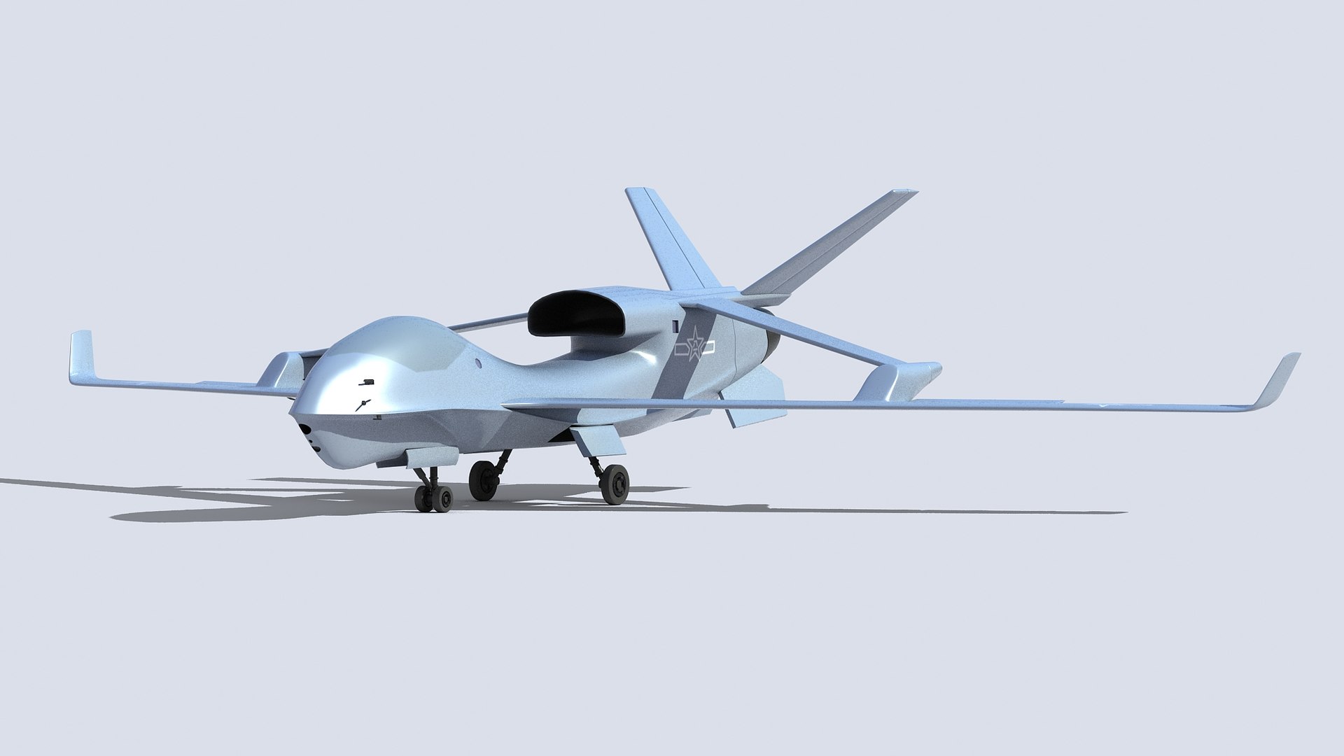 3D Model Chengdu Xianglong WZ7 UAV - TurboSquid 2317730