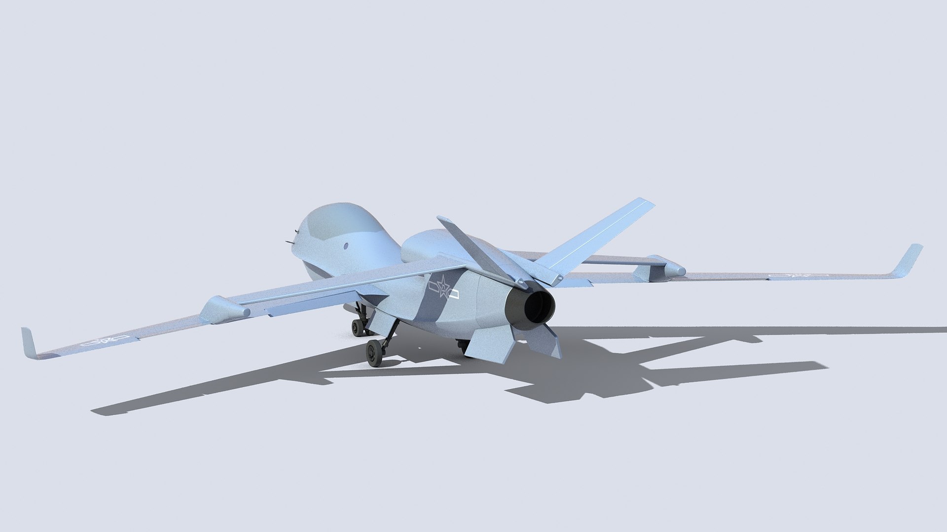 3D Model Chengdu Xianglong WZ7 UAV - TurboSquid 2317730