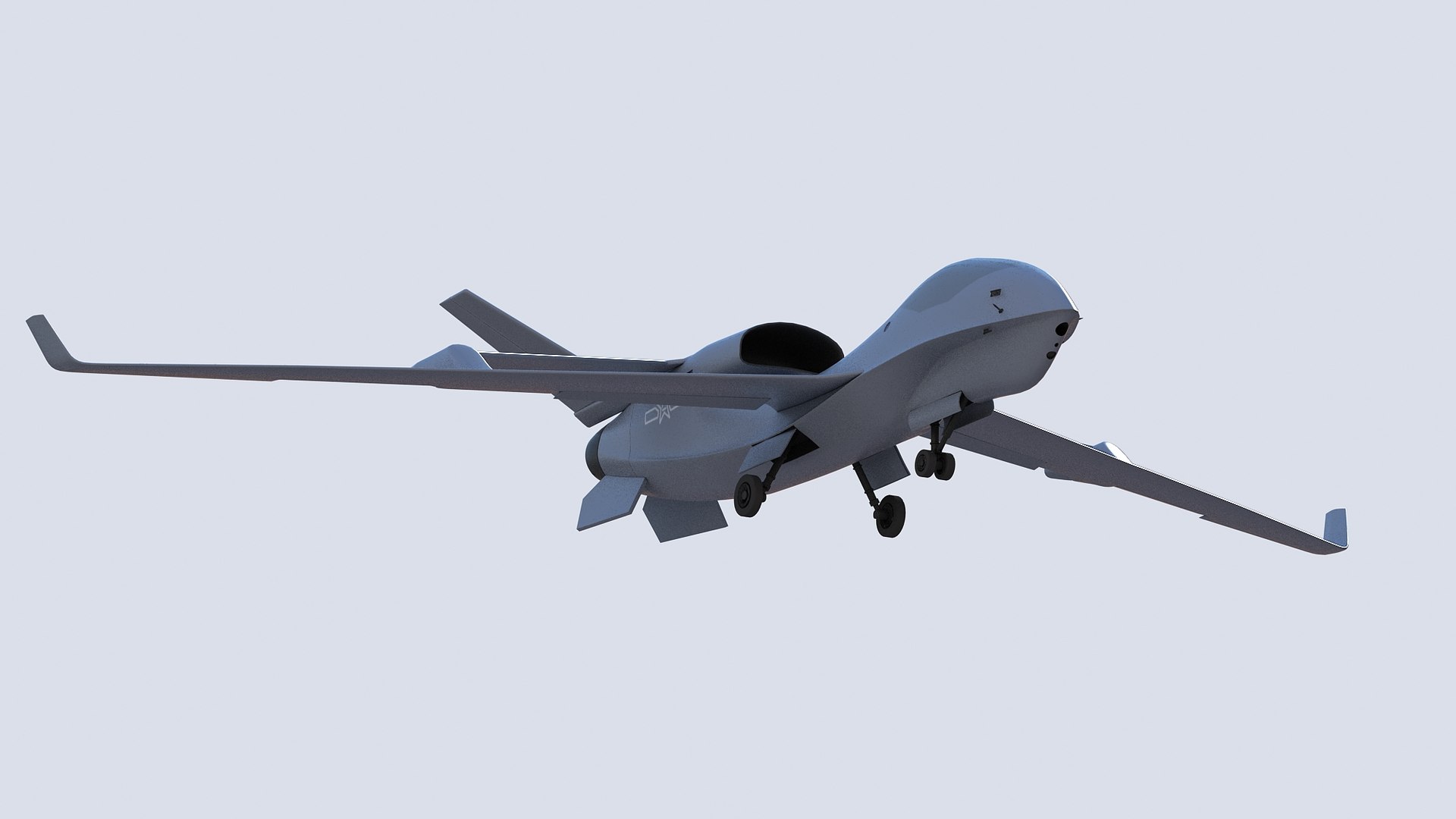 3D Model Chengdu Xianglong WZ7 UAV - TurboSquid 2317730