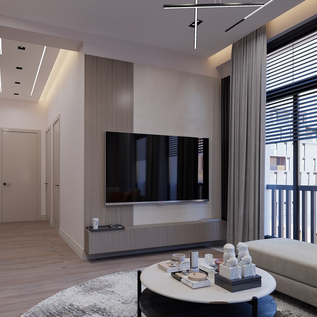 3D LIVINGROOM KITCHEN AND HALL ARXIVE FILE MAX - TurboSquid 2313230