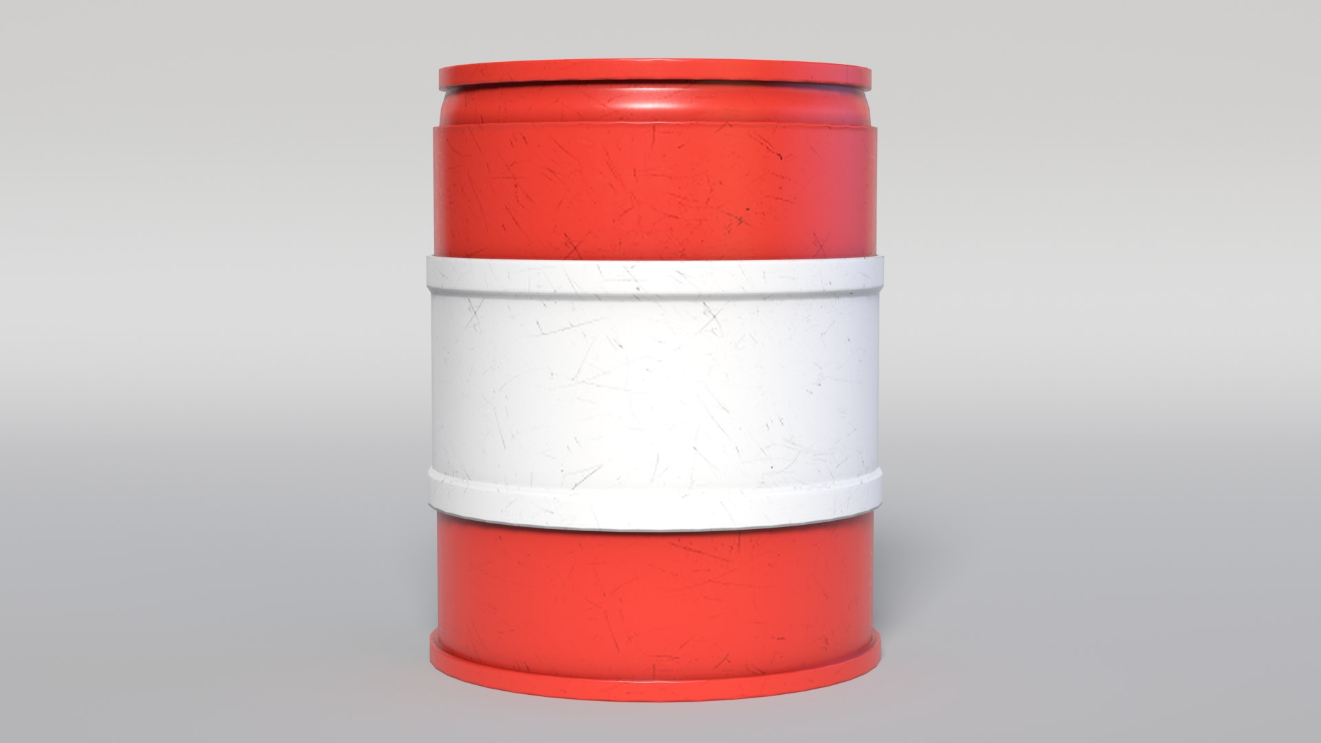Two-Color Barrel 3D Model - TurboSquid 1972060