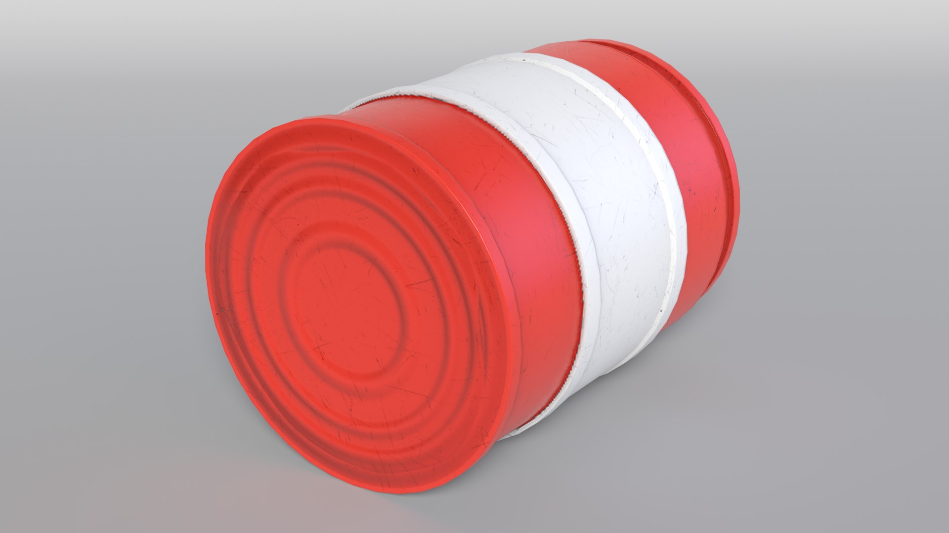 Two-Color Barrel 3D Model - TurboSquid 1972060