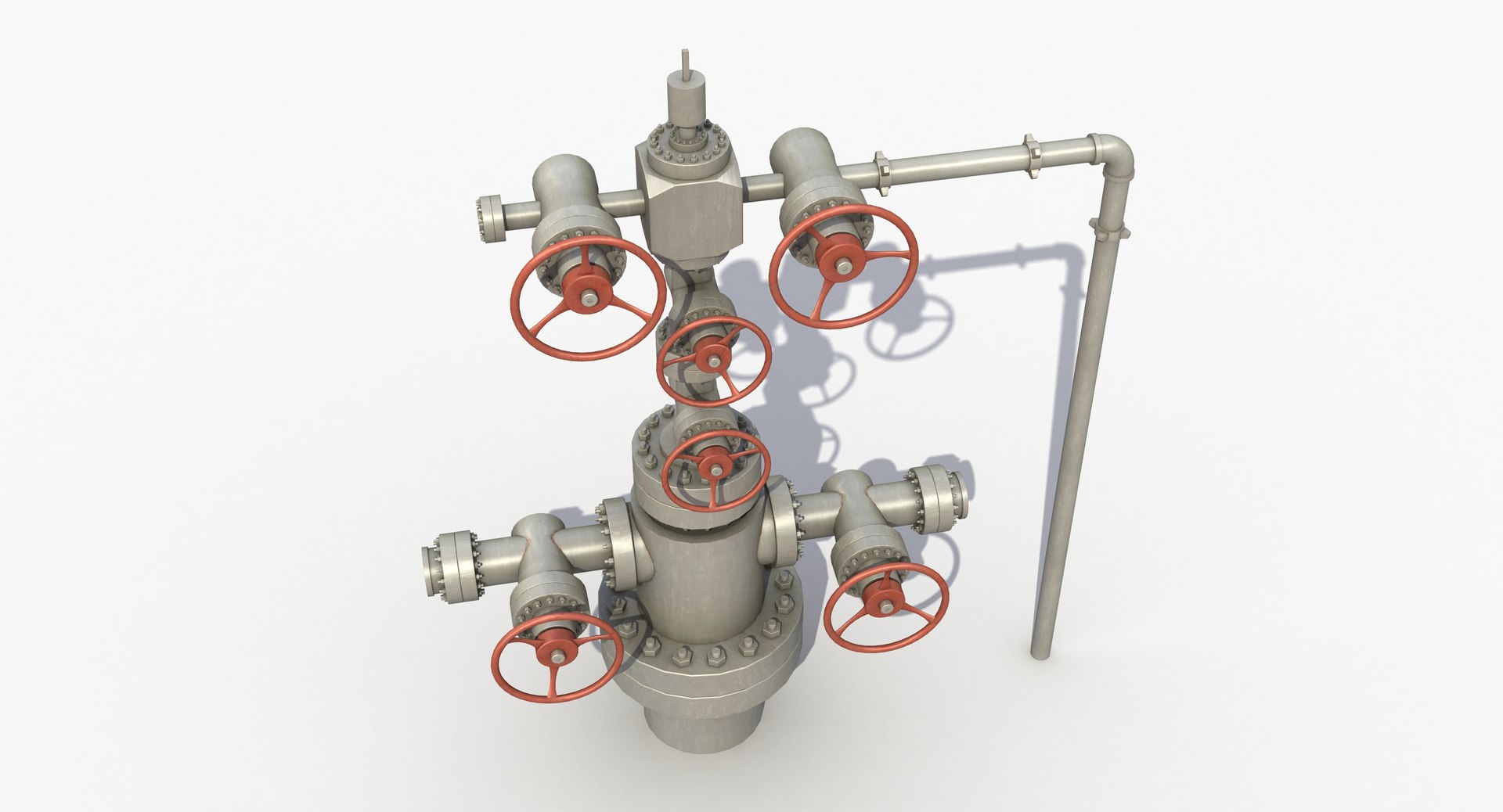 3D Oilfield Wellhead 6 3D Model - TurboSquid 1863704