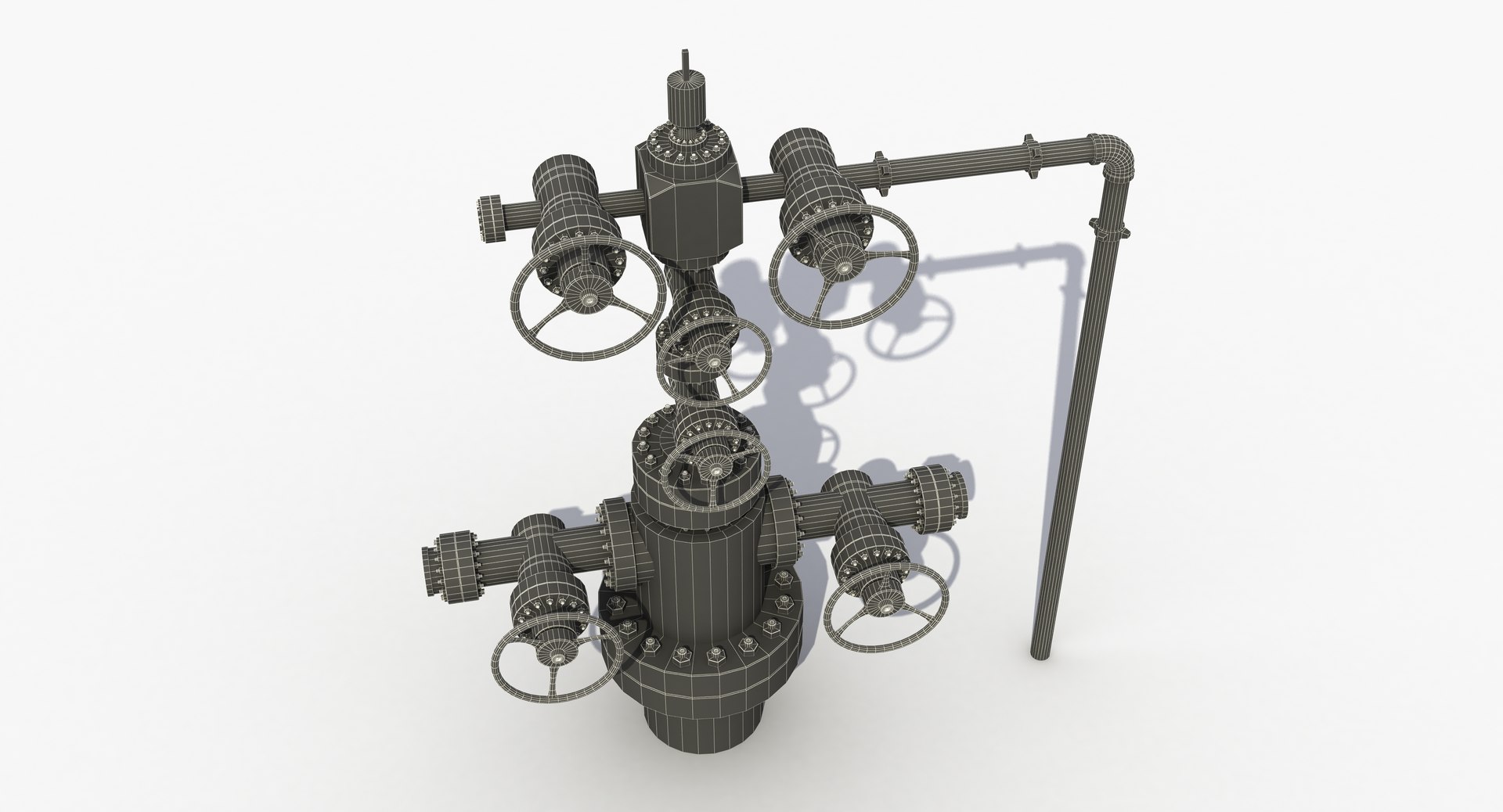 3D Oilfield Wellhead 6 3D Model - TurboSquid 1863704