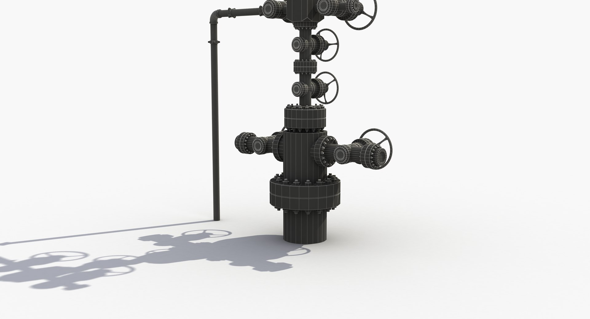 3D Oilfield Wellhead 6 3D Model - TurboSquid 1863704