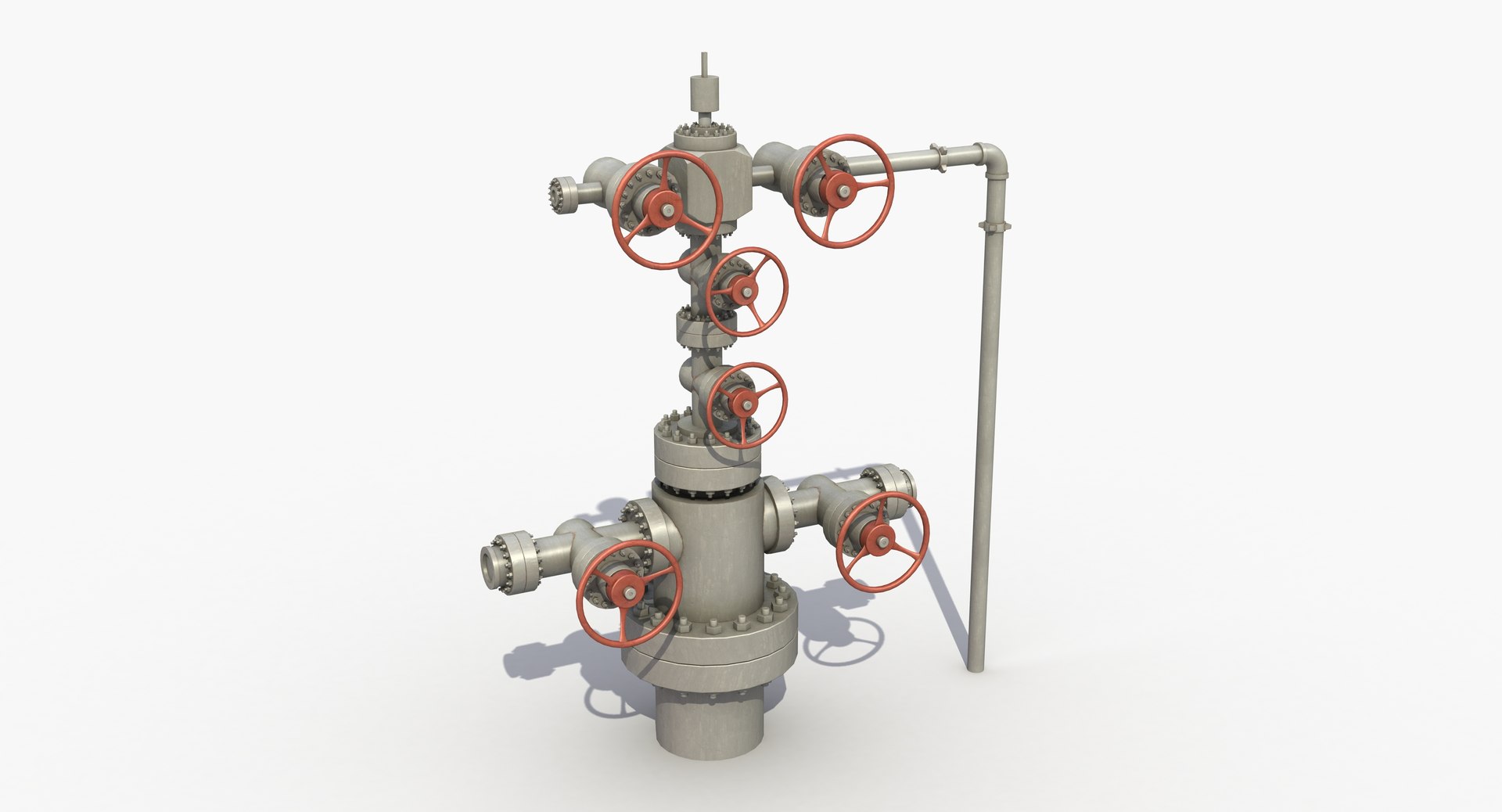 3D Oilfield Wellhead 6 3D Model - TurboSquid 1863704