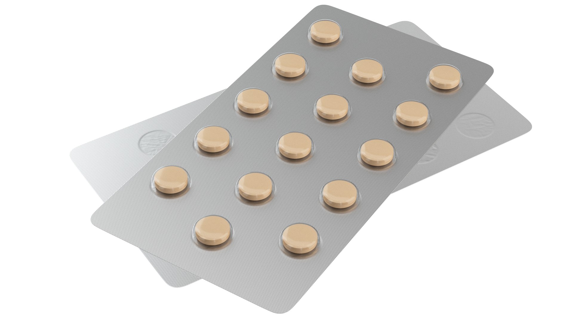 Pills Blister Pack 3D model - TurboSquid 2153037