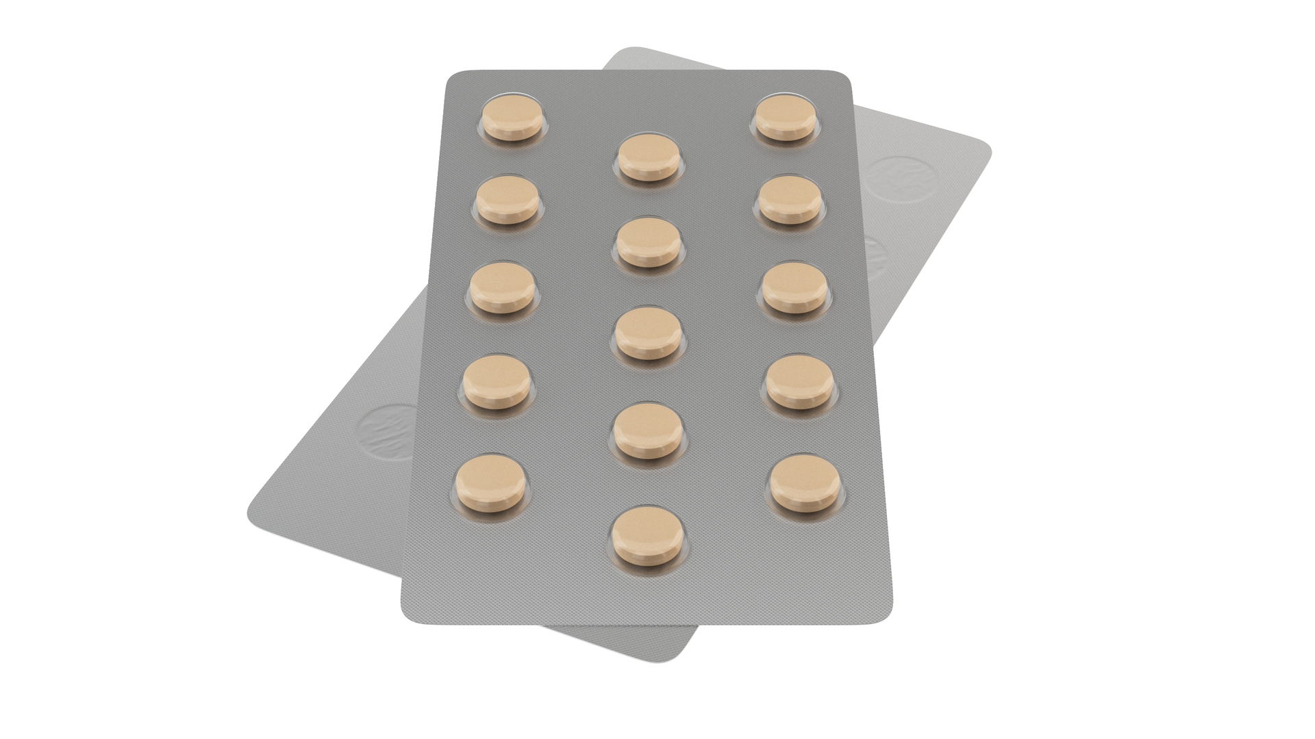 Pills Blister Pack 3D model - TurboSquid 2153037