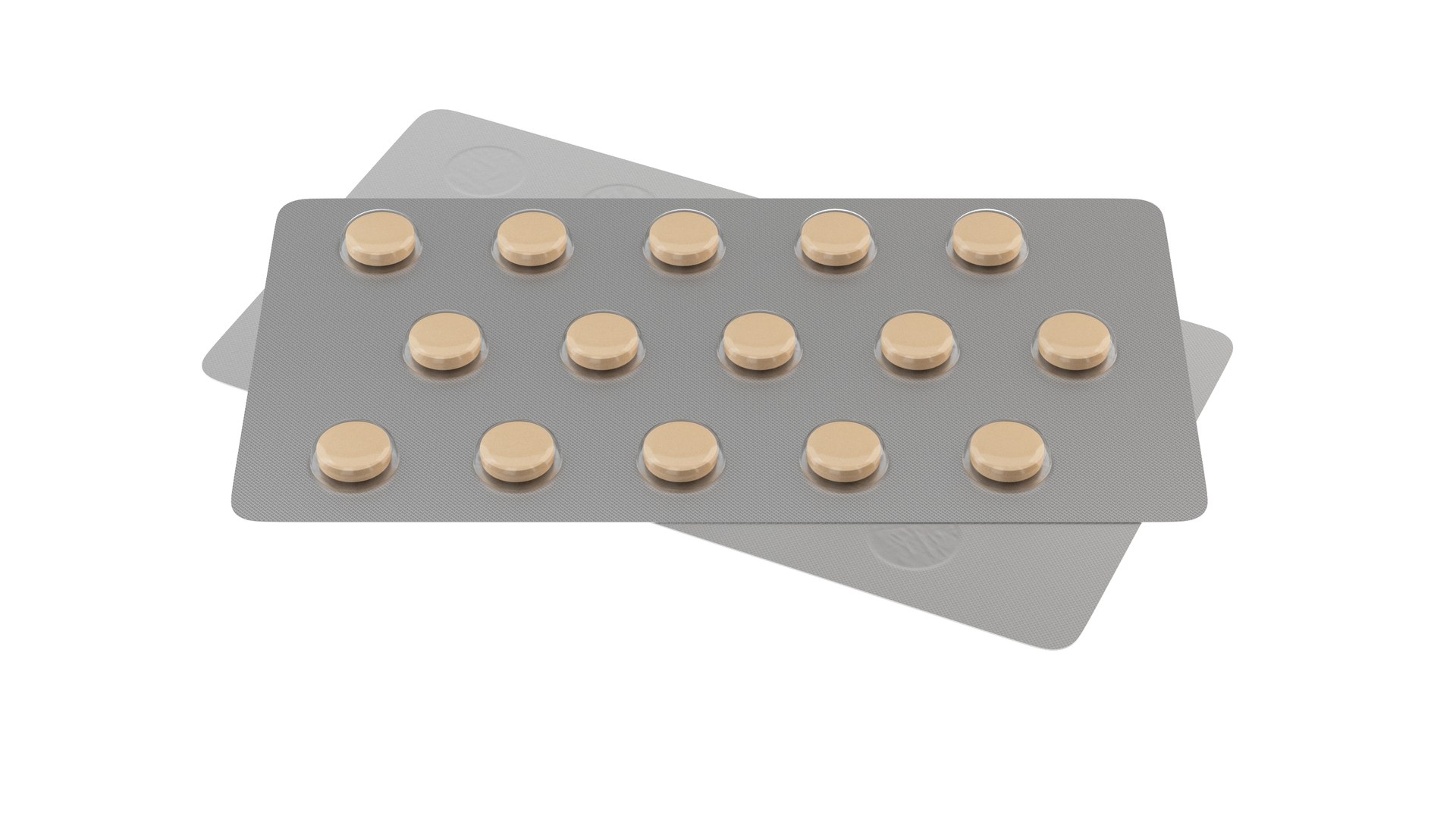 Pills Blister Pack 3D model - TurboSquid 2153037