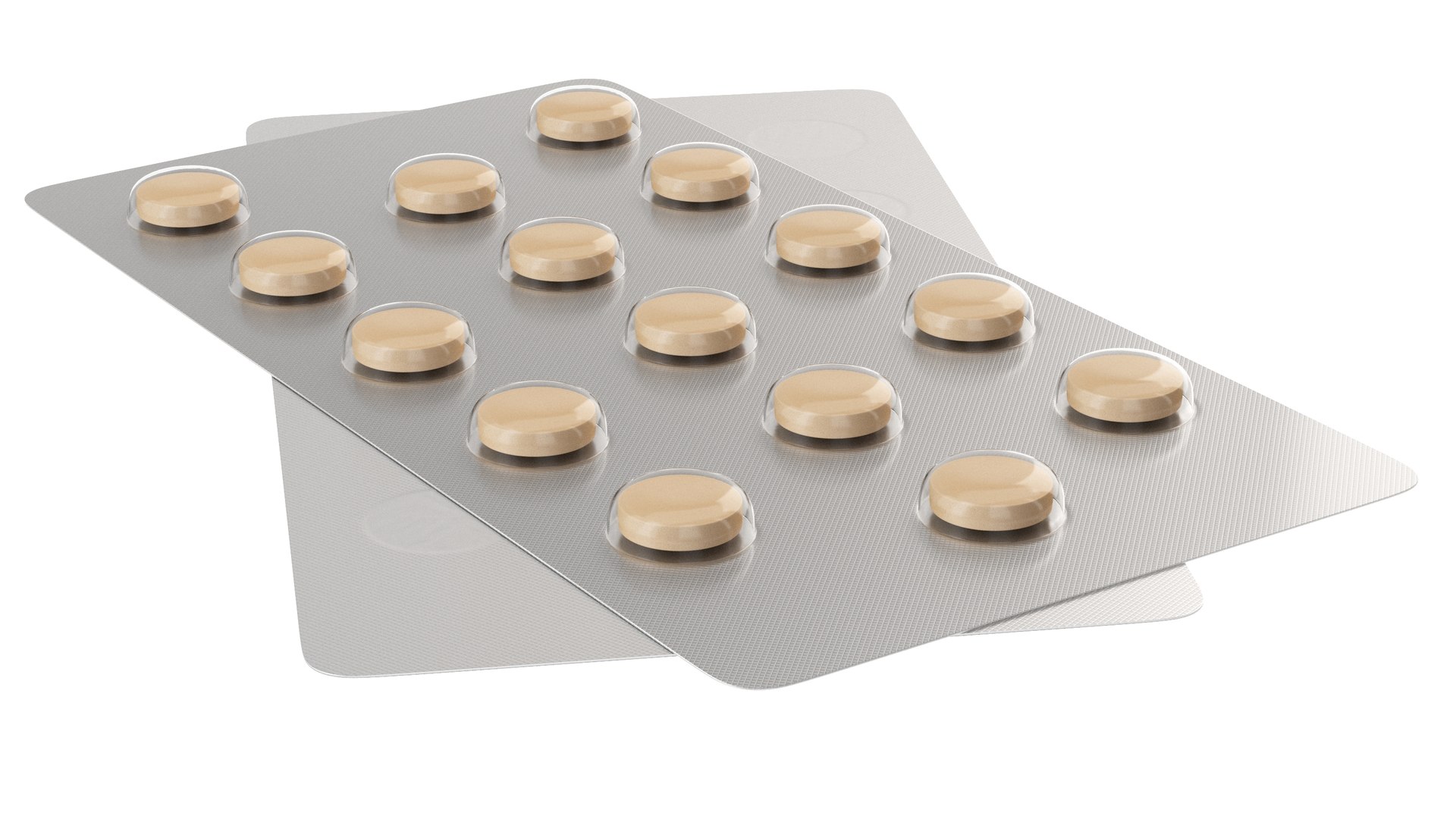 Pills Blister Pack 3D model - TurboSquid 2153037