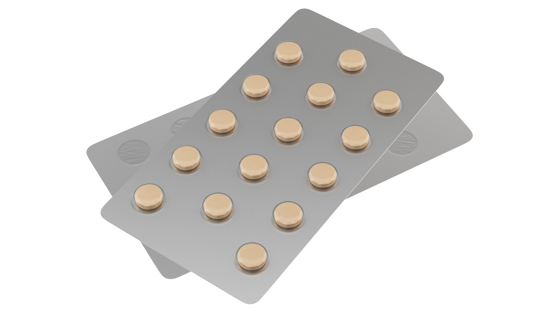 Pills Blister Pack 3D model - TurboSquid 2153037