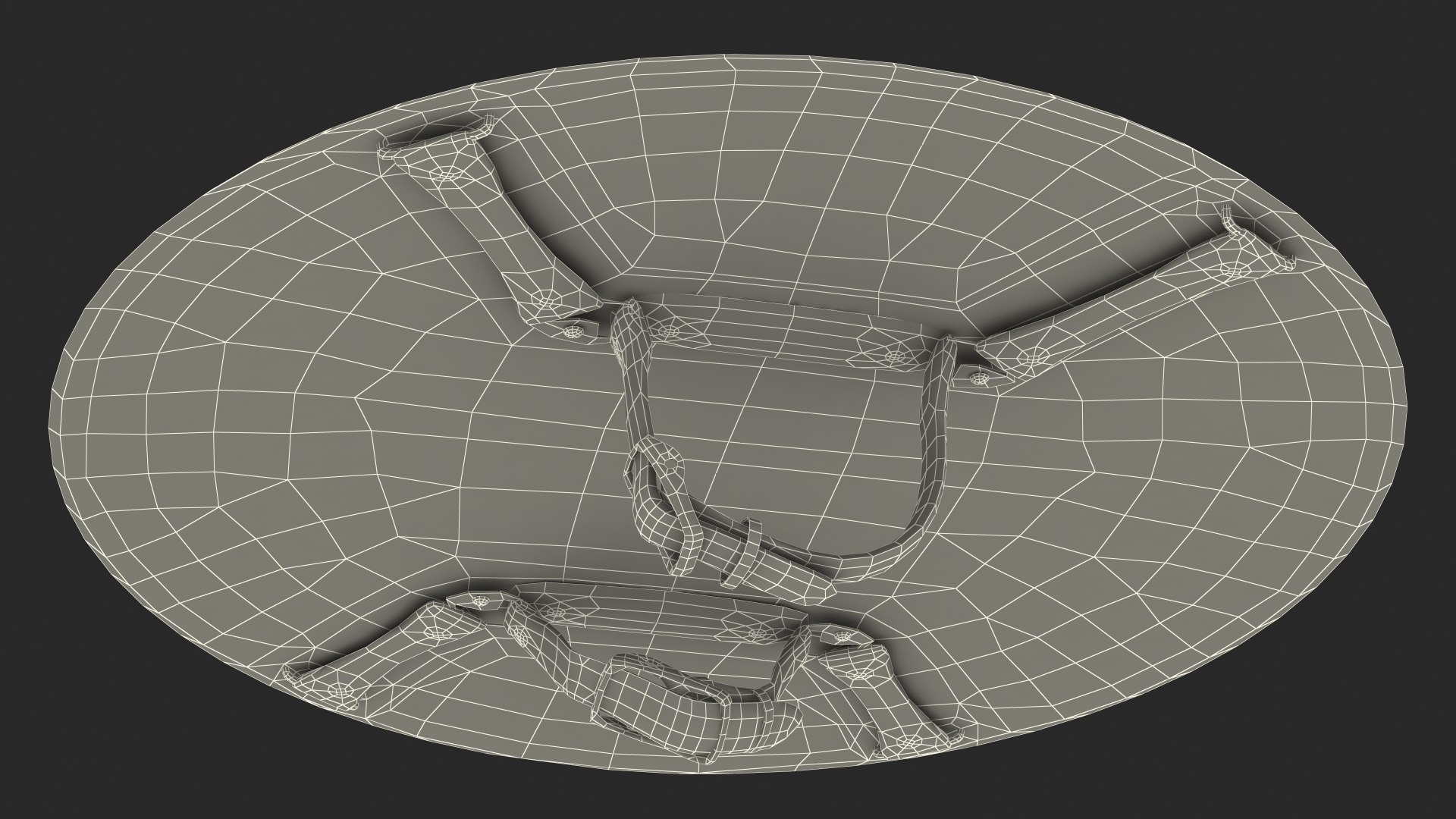 Captain America Cartoon Shield 3D model - TurboSquid 2059173