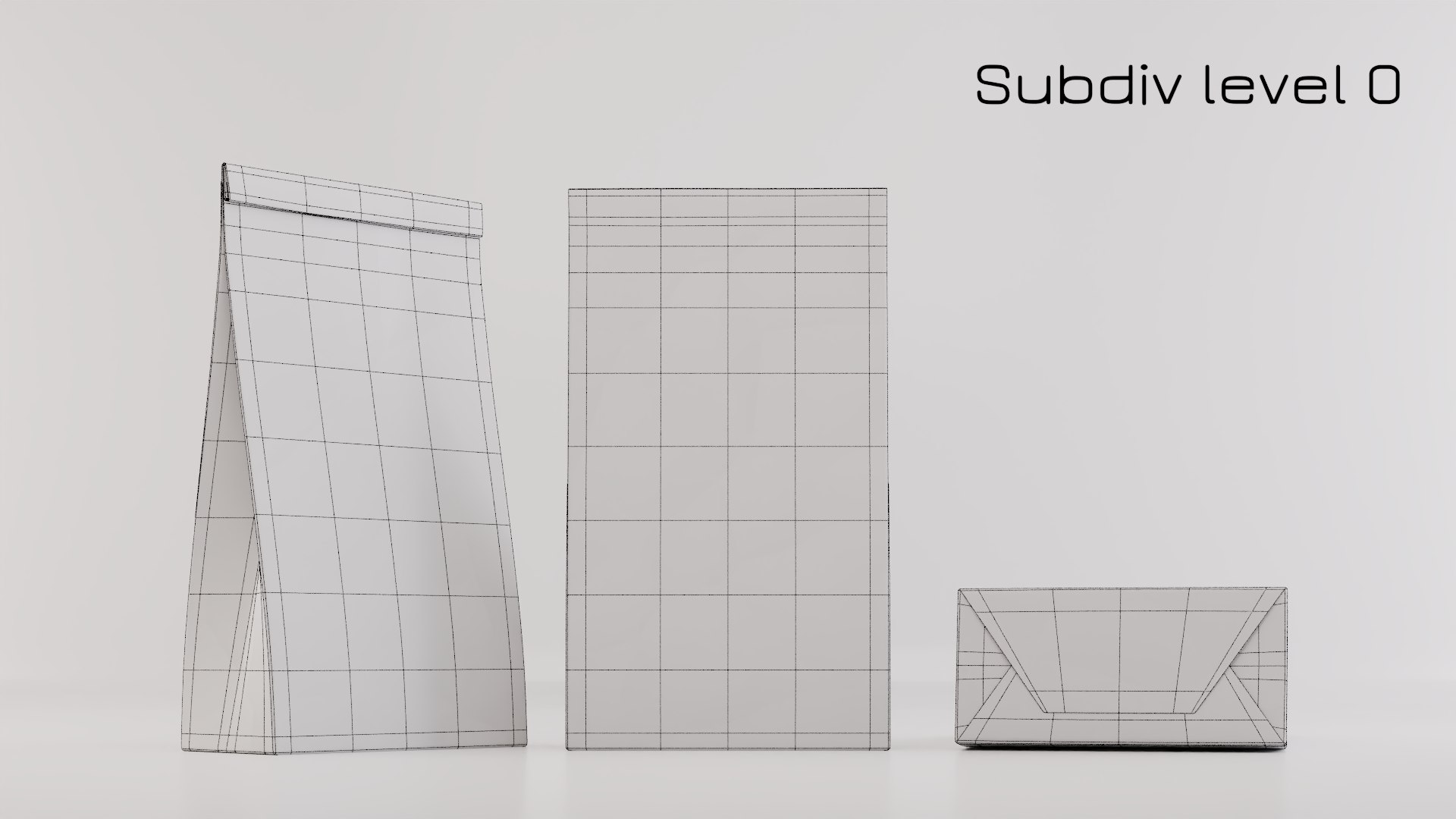 3D Paper Pouch - TurboSquid 1774514