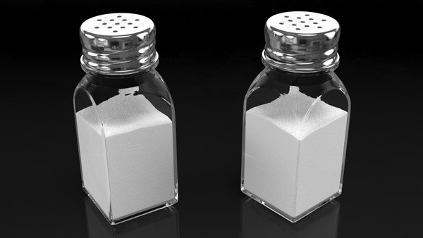 Square Glass Salt Shaker 3D model - TurboSquid 1824287