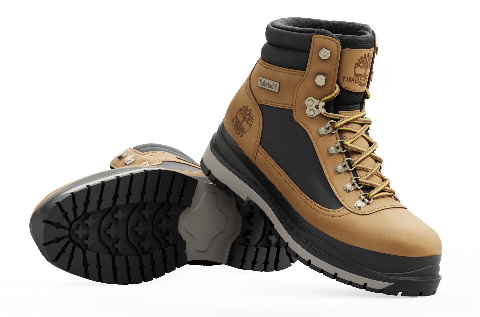 Timberland Shoes 3D Model - TurboSquid 1678485