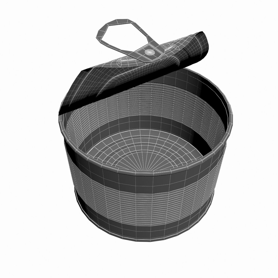 Opened Conserve Box 3D - TurboSquid 1267413