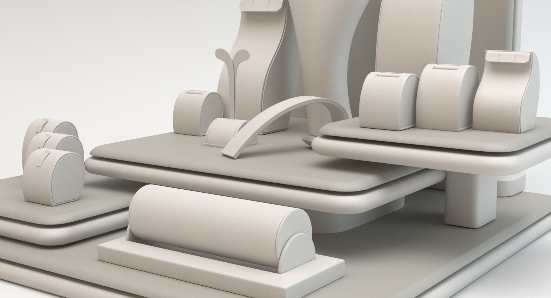 3d Model Jewel Display Stand