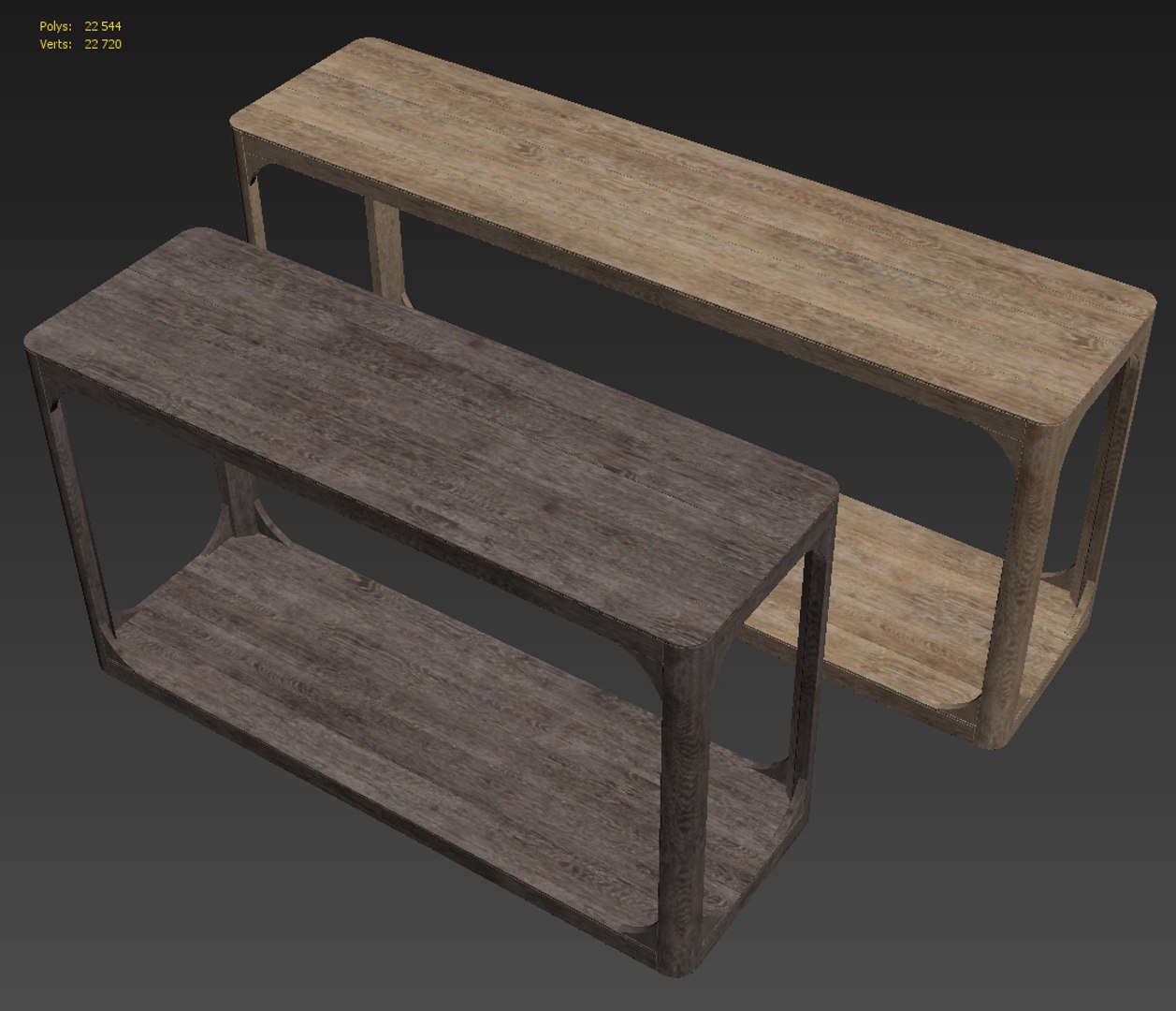 3D Martens Rectangular Console Table - TurboSquid 1156852