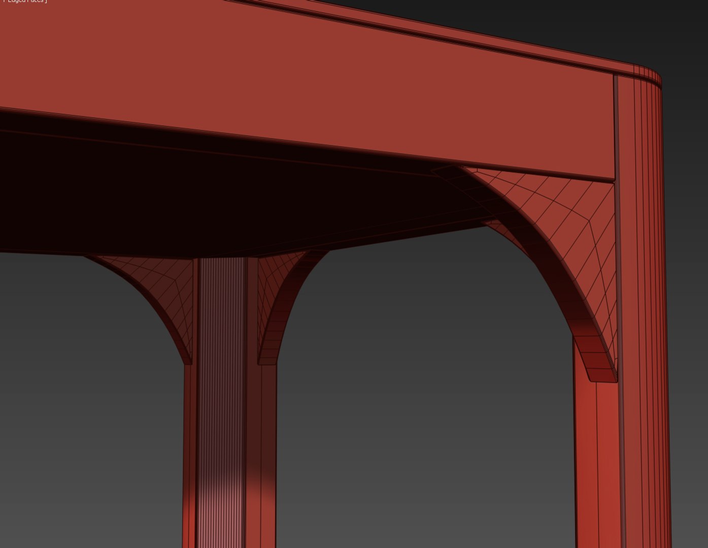 3D Martens Rectangular Console Table - TurboSquid 1156852