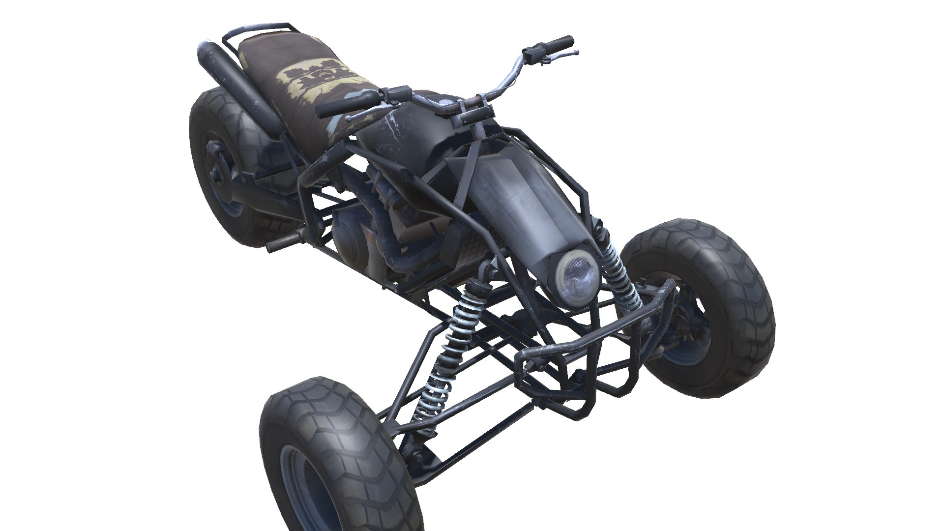 3D 020-Trike-Quad-ATV-Bike-low Poly Game Ready 3d Model - TurboSquid ...