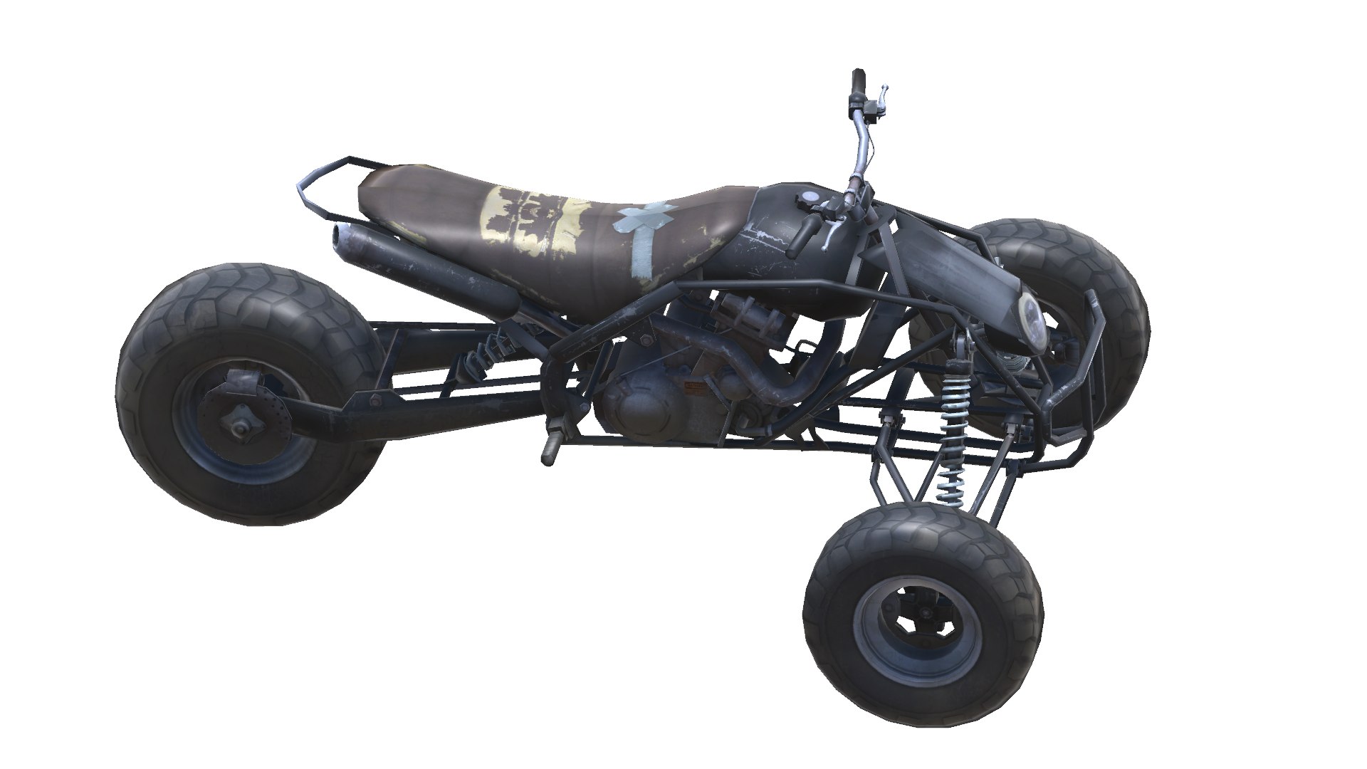 3D 020-Trike-Quad-ATV-Bike-low Poly Game Ready 3d Model - TurboSquid ...