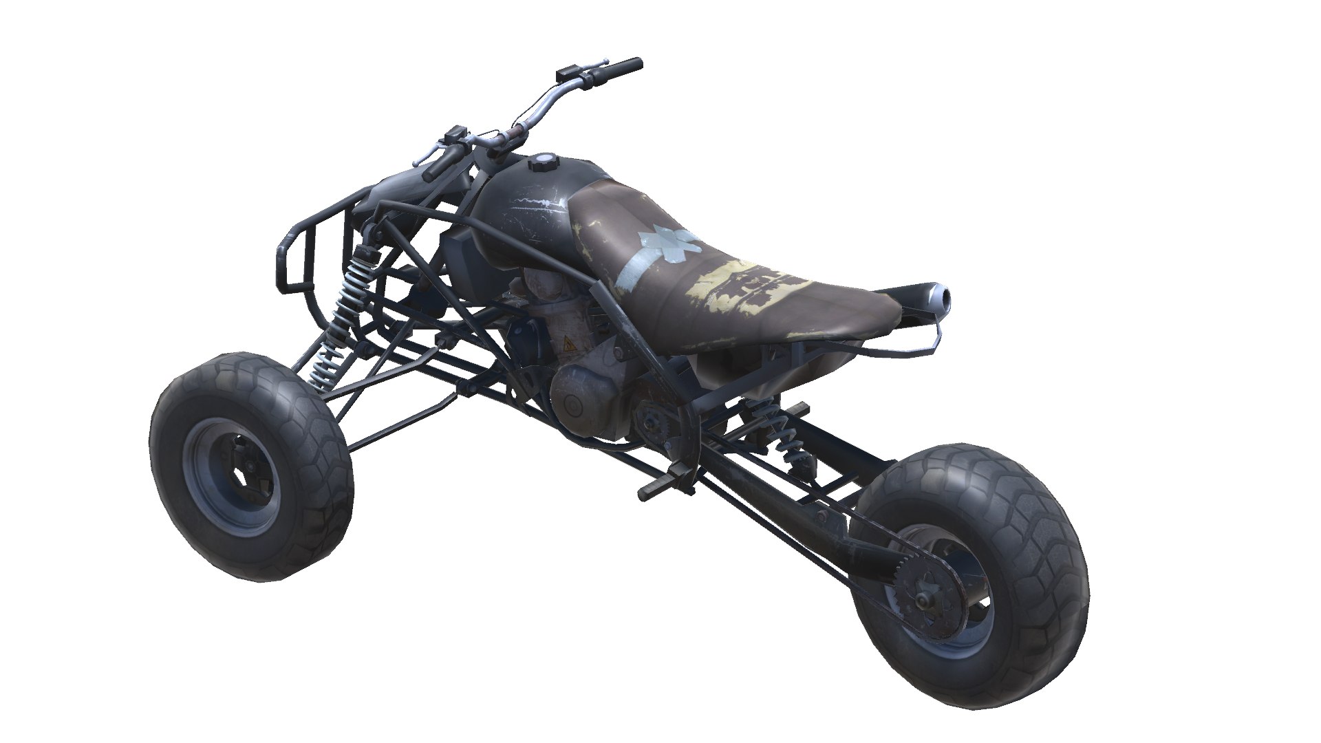 3D 020-Trike-Quad-ATV-Bike-low Poly Game Ready 3d Model - TurboSquid ...