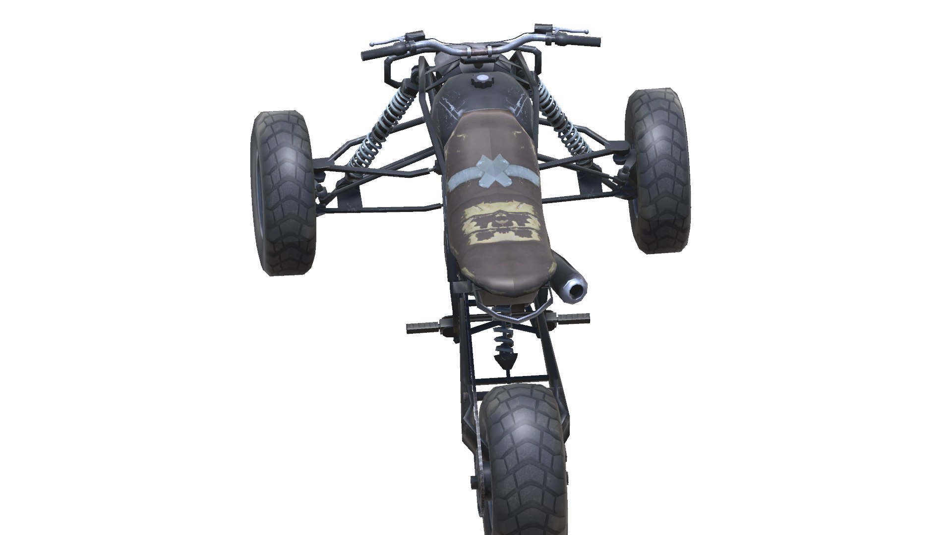 3D 020-Trike-Quad-ATV-Bike-low Poly Game Ready 3d Model - TurboSquid ...