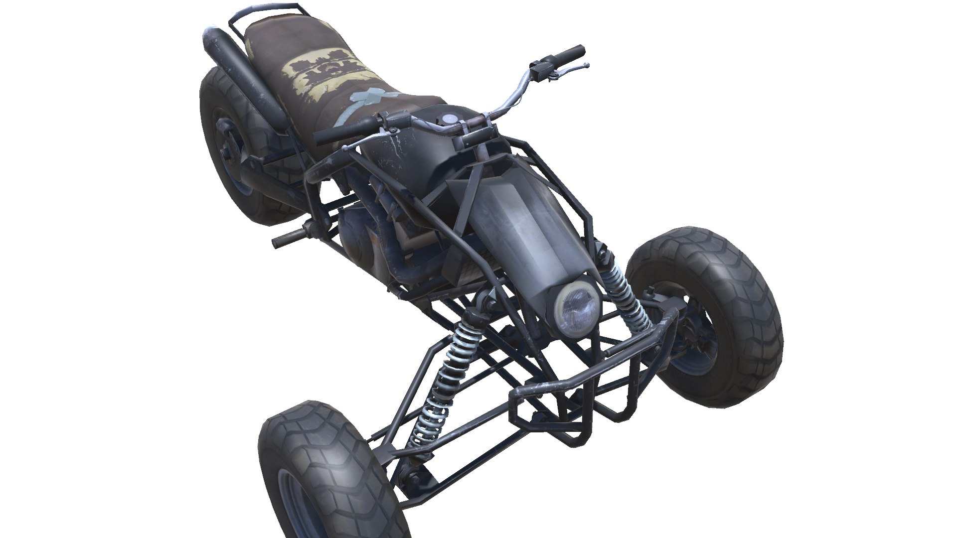 3D 020-Trike-Quad-ATV-Bike-low Poly Game Ready 3d Model - TurboSquid ...