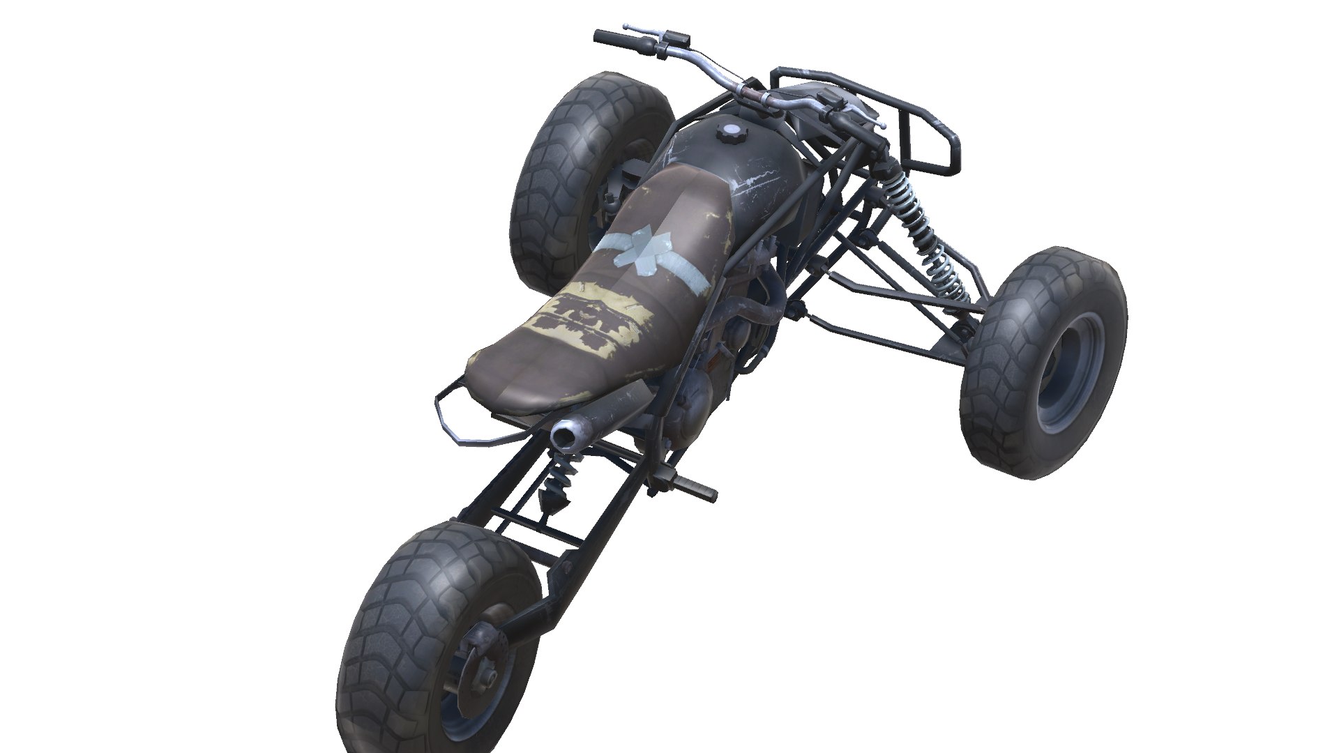 3D 020-Trike-Quad-ATV-Bike-low Poly Game Ready 3d Model - TurboSquid ...