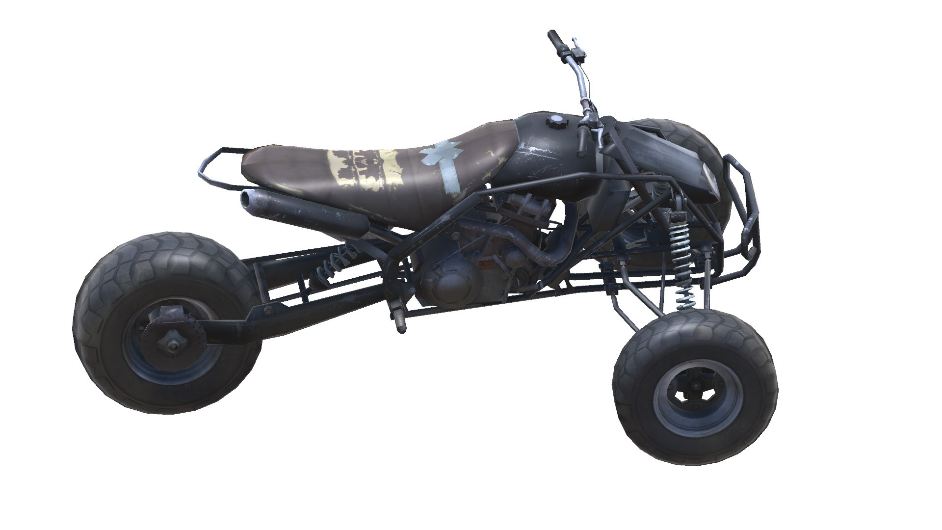 3D 020-Trike-Quad-ATV-Bike-low Poly Game Ready 3d Model - TurboSquid ...