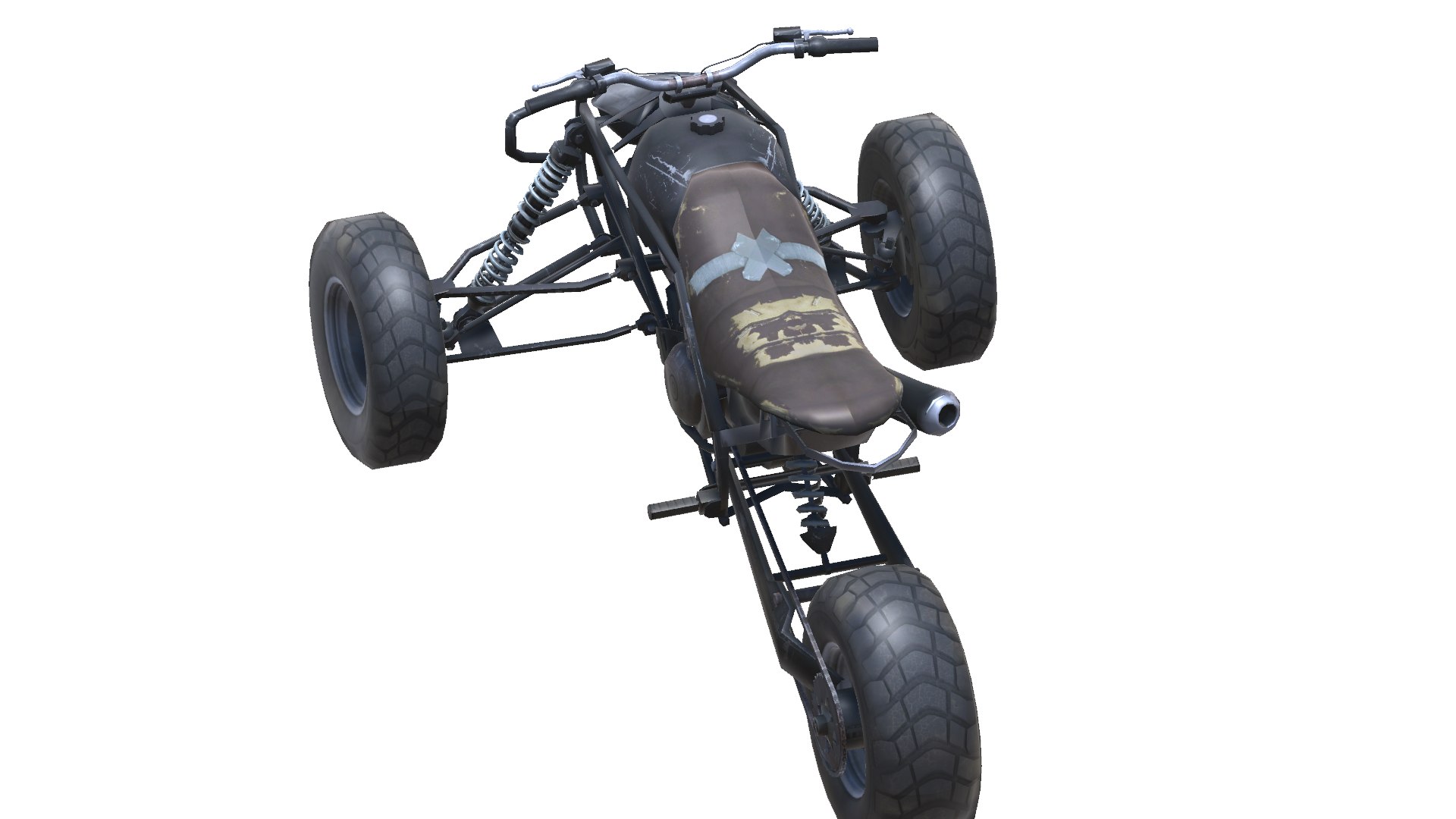 3D 020-Trike-Quad-ATV-Bike-low Poly Game Ready 3d Model - TurboSquid ...