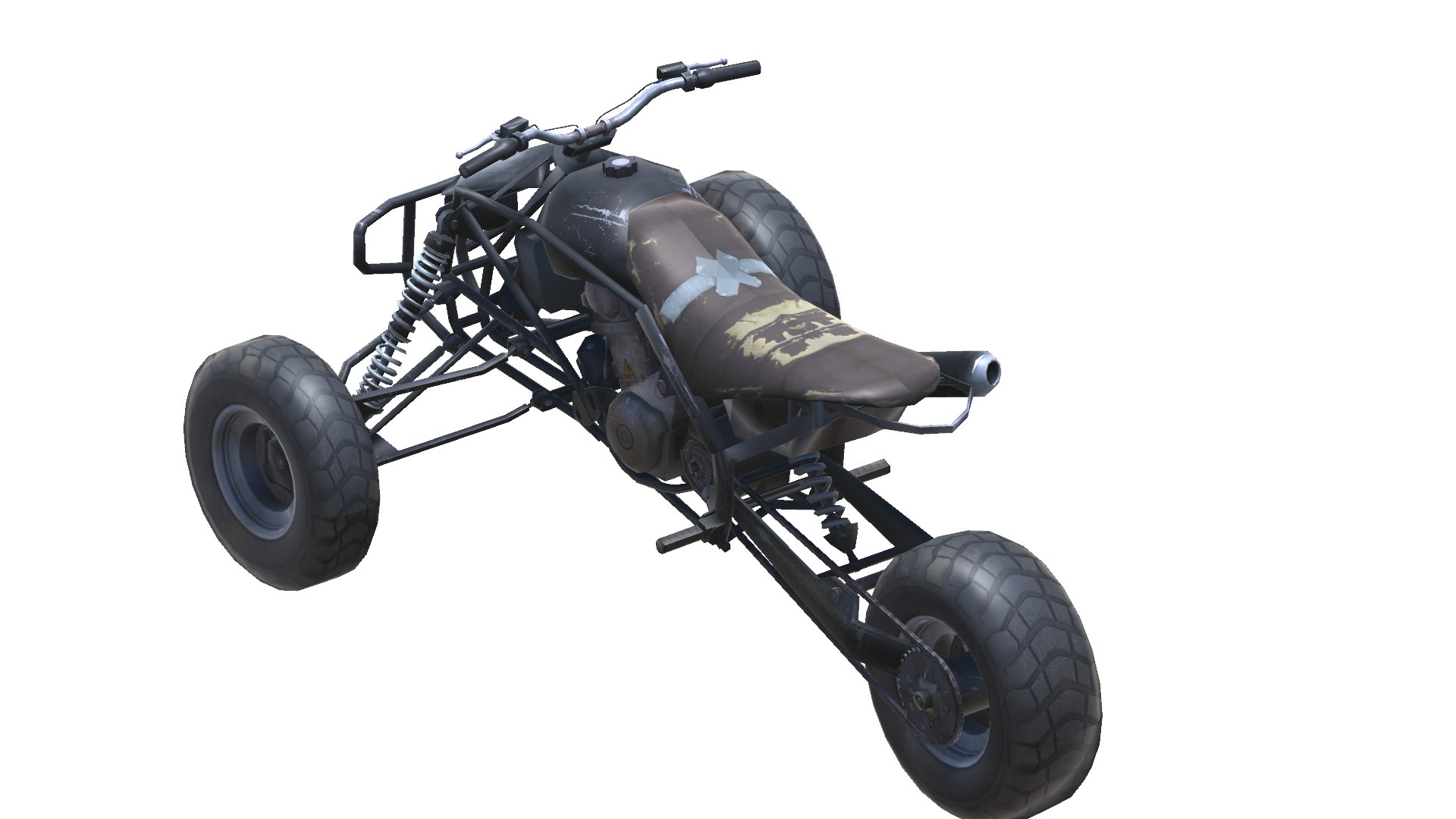 3D 020-Trike-Quad-ATV-Bike-low Poly Game Ready 3d Model - TurboSquid ...